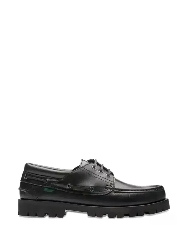 Paraboot Briac Lace-up Boat Shoes - Black