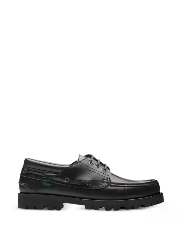 Paraboot Briac Lace-up Boat Shoes - Black