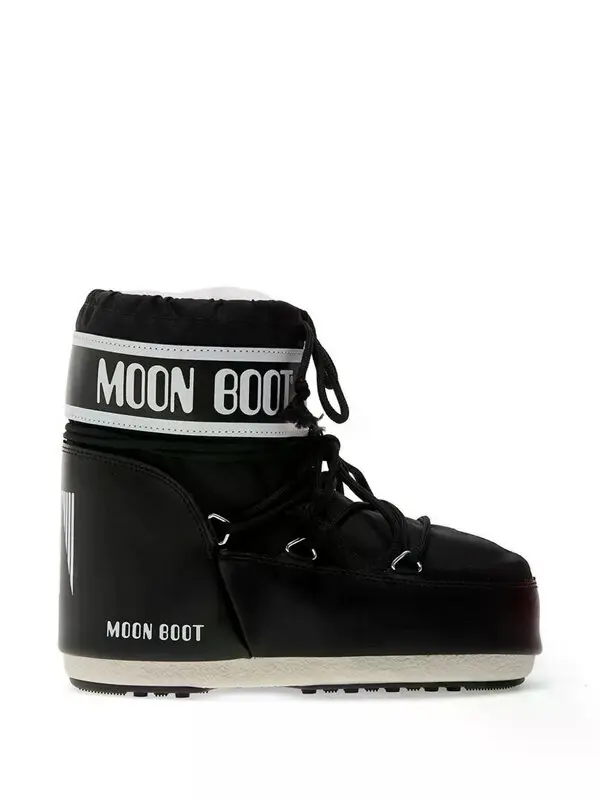 Moon Boot Icon Low Lace-up Sneakers - Black