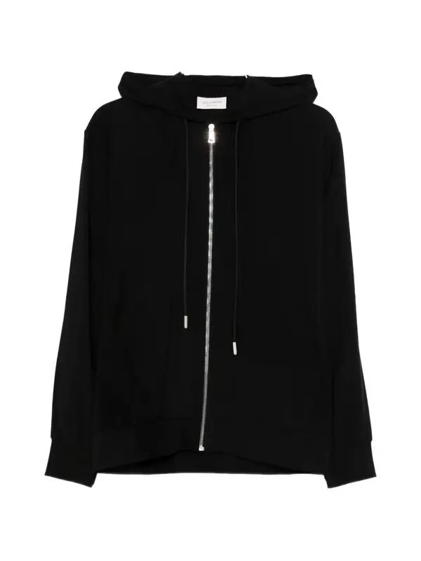 YES LONDON Zip-fastening Hoodie - Black