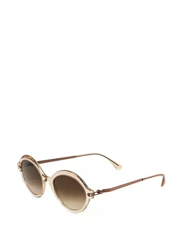 Mykita Noomi Round Frame Sunglasses - Neutrals