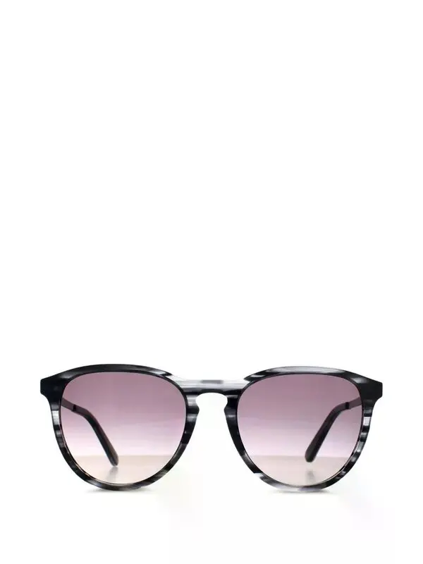 Lacoste Round Frame Sunglasses - Black