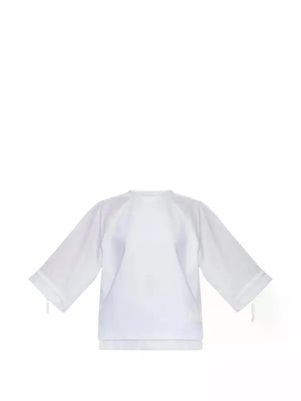 Max Mara Cuff Detail Top - White