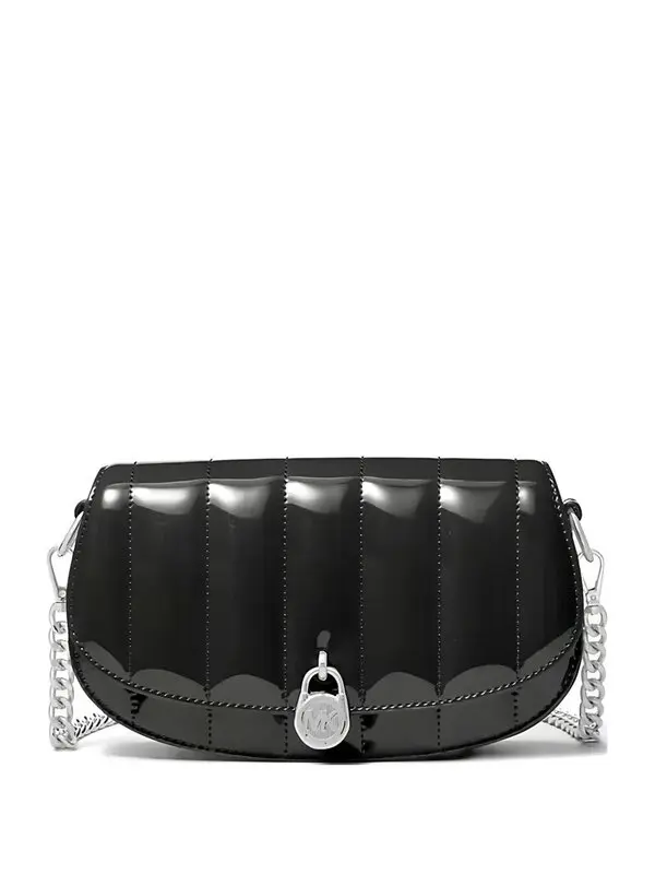 Michael Kors Small Mila Cross Body Bag - Black