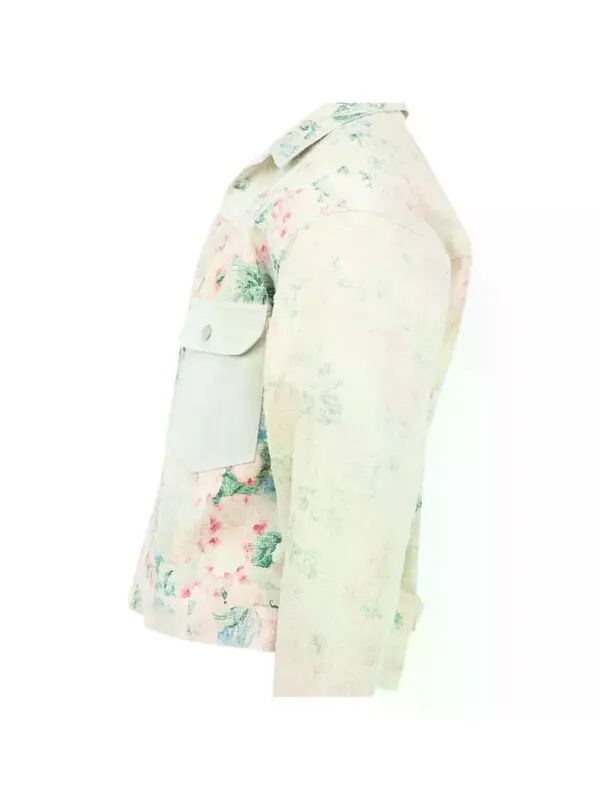Junya Watanabe Floral Print Embroidered Jacket
