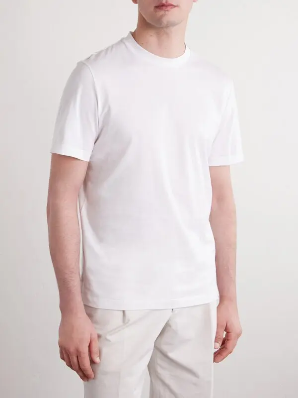Brioni Cotton-jersey T-shirt