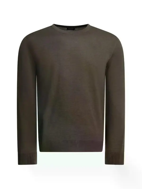 Zegna Crewneck Sweater - Green