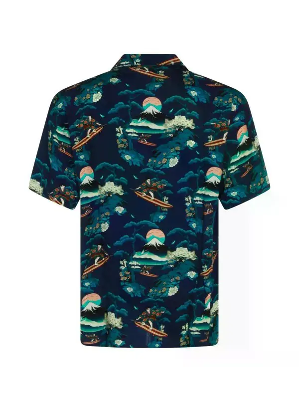 MAUNA KEA All-over Print Shirt - Blue