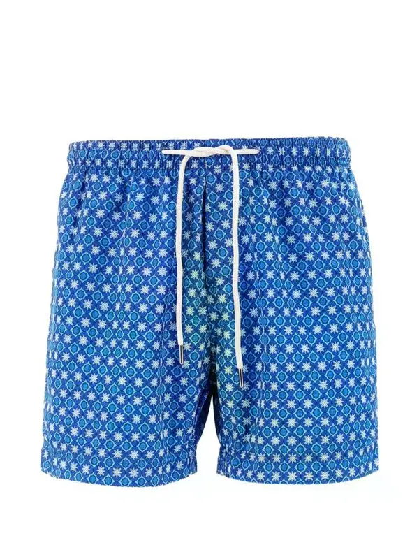 PENINSULA SWIMWEAR Printed Swim Shorts - Blue