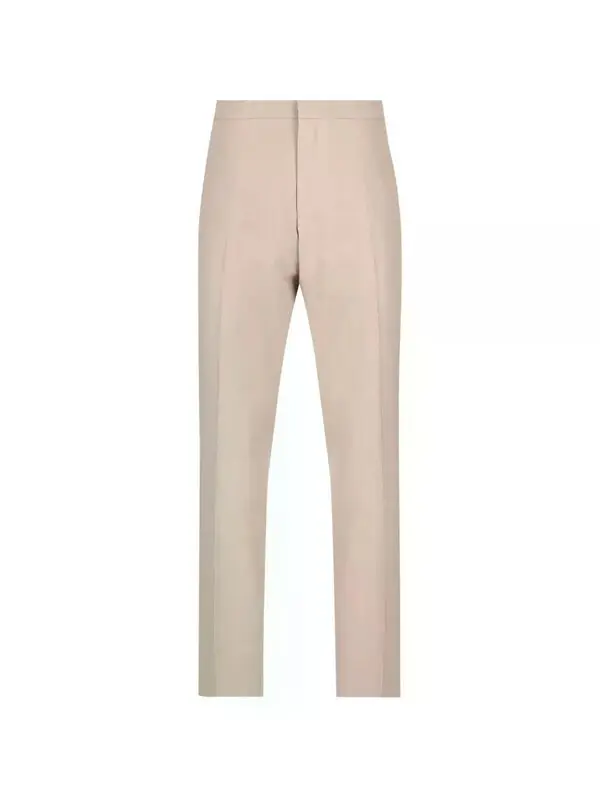 Zegna Elasticated Waist Trousers - Neutrals