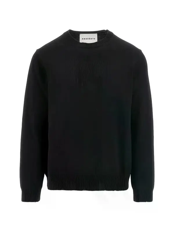 AMARANTO Crewneck Jumper - Black