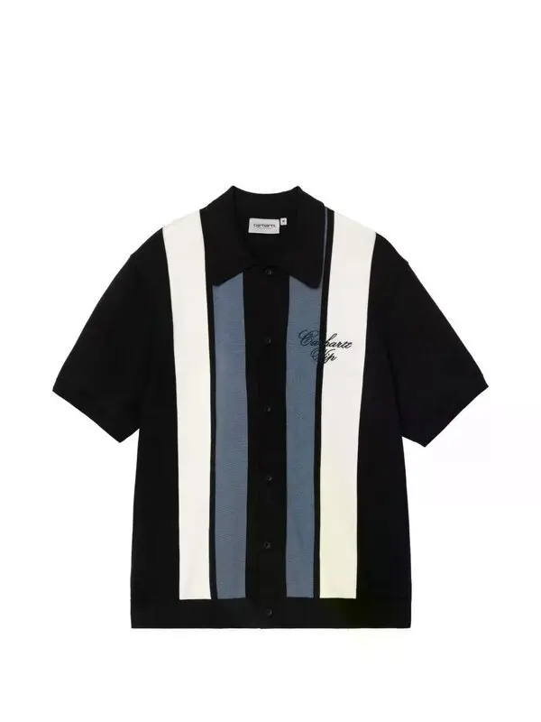 Carhartt Work In Progress Striped Cotton Shirt - Black