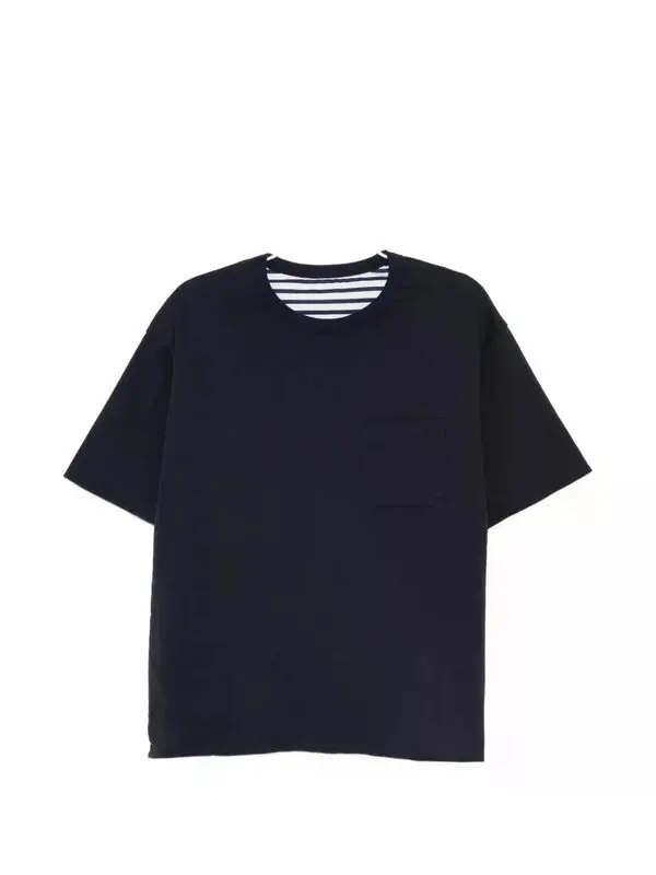 ROY ROGER'S X Engineered Garments Reversible Striped T-shirt