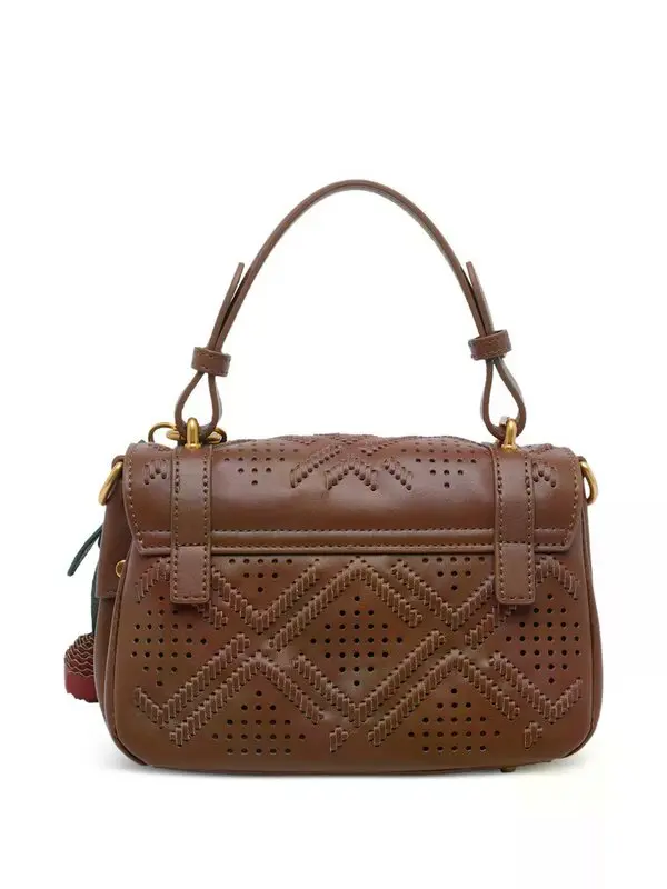 LA CARRIE Small Atena Labyrinth Leather Tote Bag