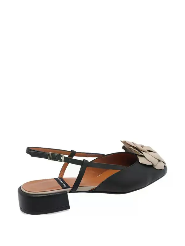 ANGEL ALARCON Flower Slingback Pumps