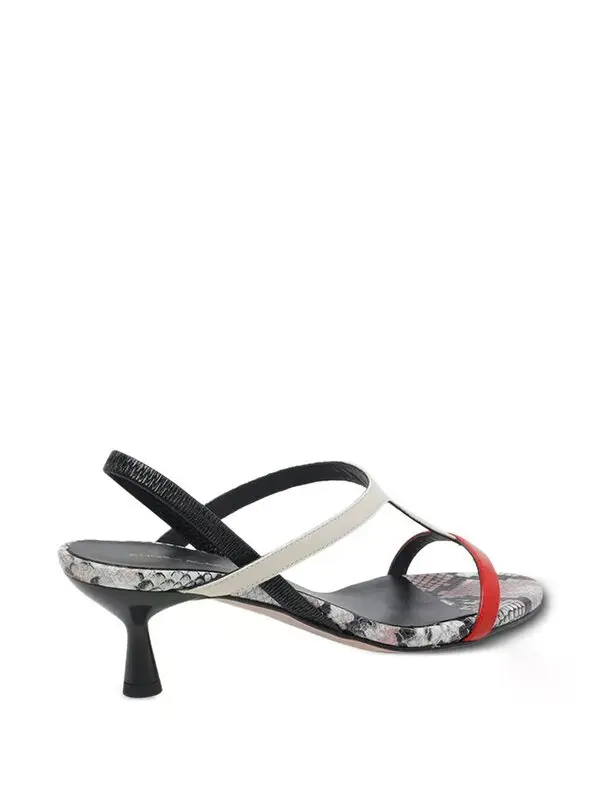 ANGEL ALARCON Round-toe Slingback Sandals