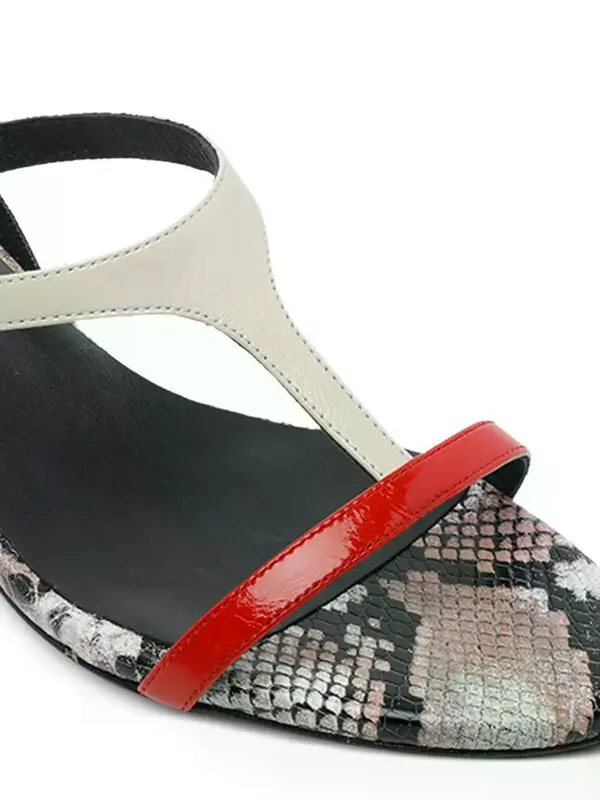 ANGEL ALARCON Round-toe Slingback Sandals
