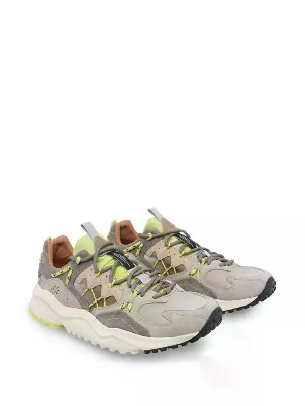 FLOWER MOUNTAIN Yamabushi Suede Sneakers - Neutrals