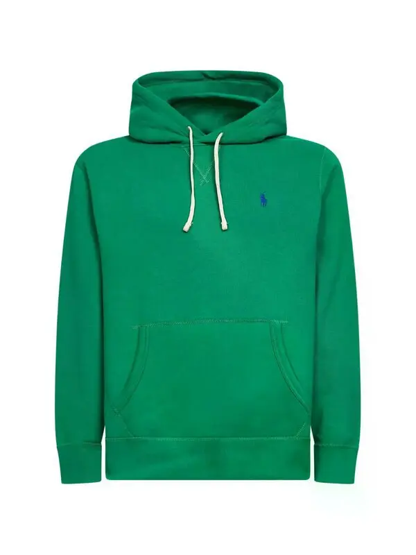 Polo Ralph Lauren Logo-embroidered Hoodie - Green