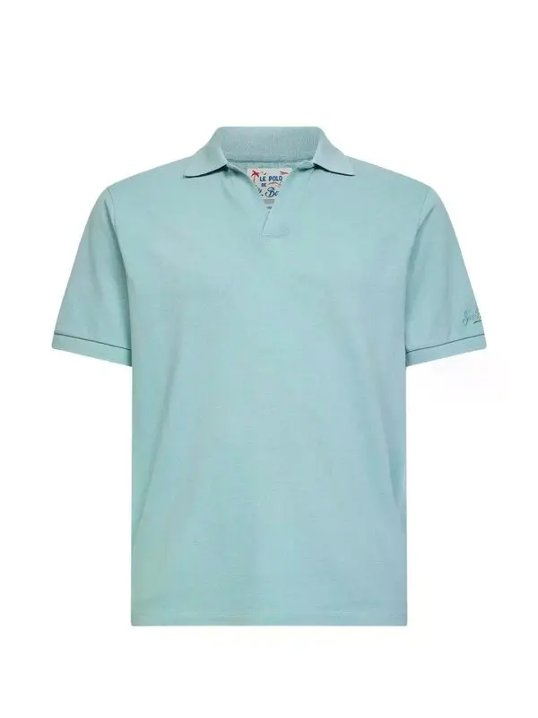 MC2 SAINT BARTH Charles Embroidered T-shirt - Blue