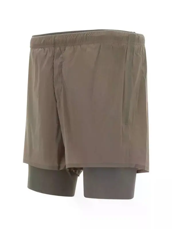 Satisfy Techsilk™ 8 Double-layer Running Shorts - Brown