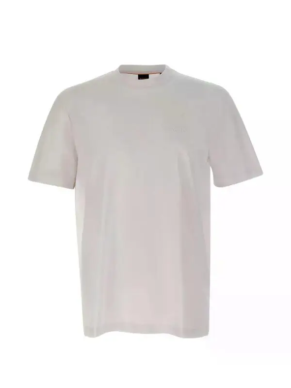 BOSS Logo-embroidered T-shirt - White