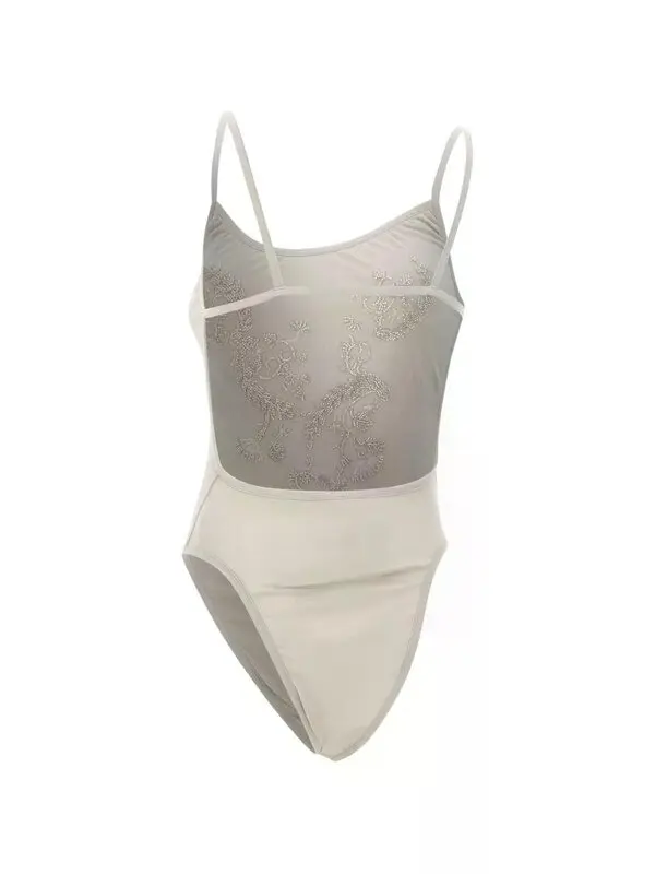 JACQUES Jewel-embroidered Bodysuit