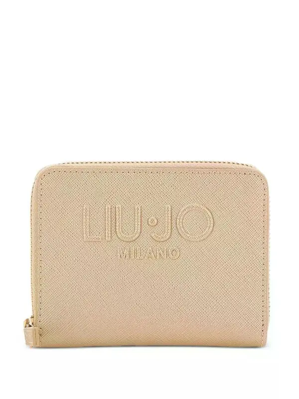 Liu Jo Embossed-logo Wallet - Neutrals