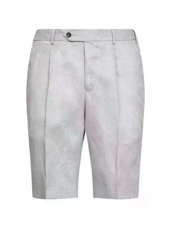 PT TORINO Pleated Shorts - Grey