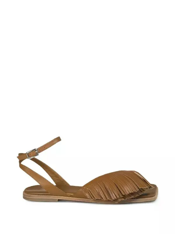 VIC MATIE Fringed Flat Sandals