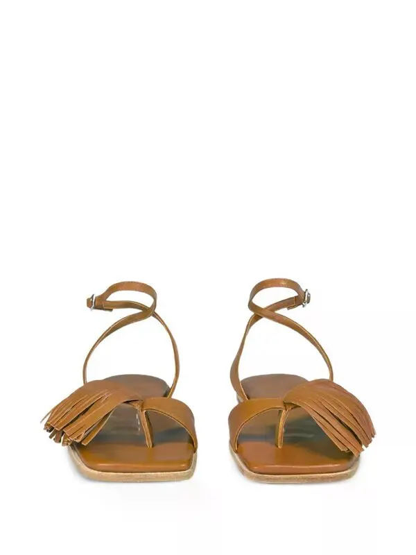 VIC MATIE Fringed Flat Sandals