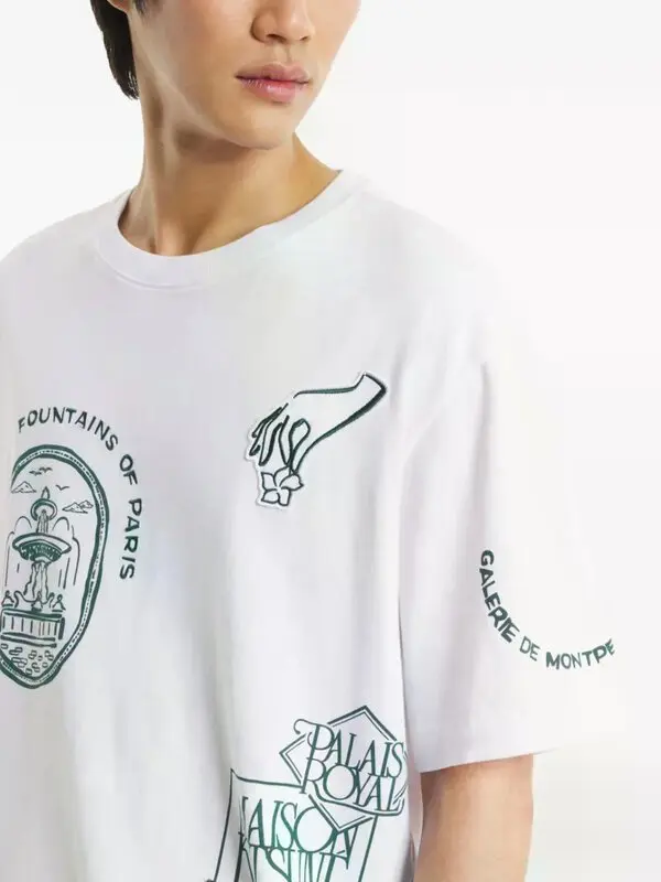 Maison Kitsuné Art Nouveau Graphic-print T-shirt