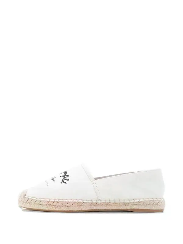 Karl Lagerfeld Round-toe Espadrilles - White