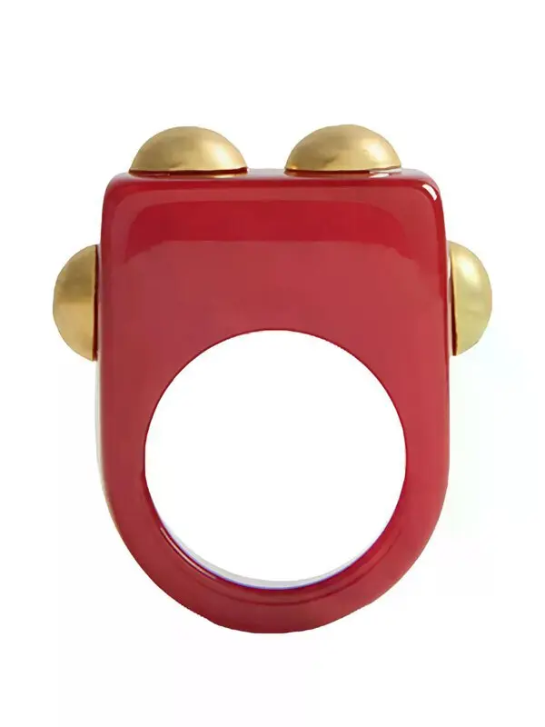 La DoubleJ Nefertiti Ring - Red