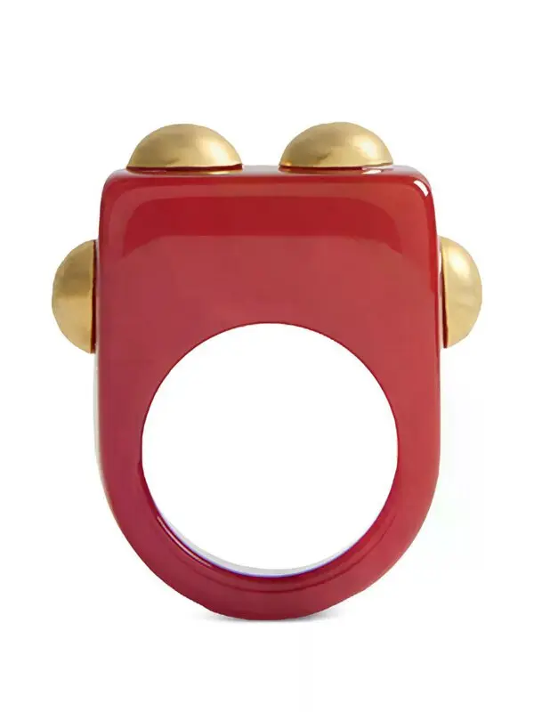 La DoubleJ Nefertiti Ring - Red