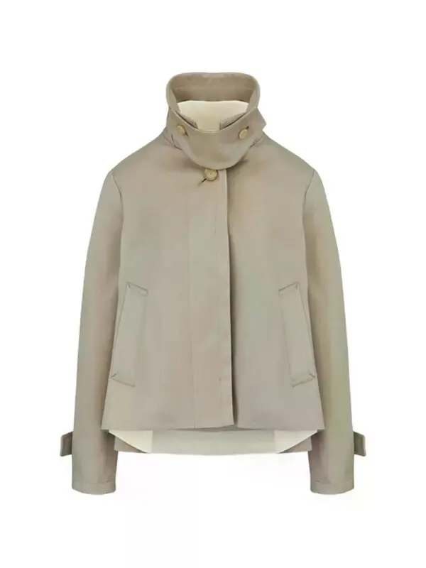 Lorena Antoniazzi Funnel-neck Jacket - Neutrals