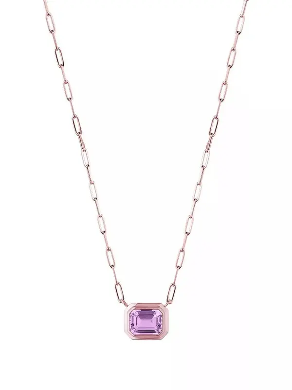 Goshwara East-west Amethyst Pendant Necklace - Pink