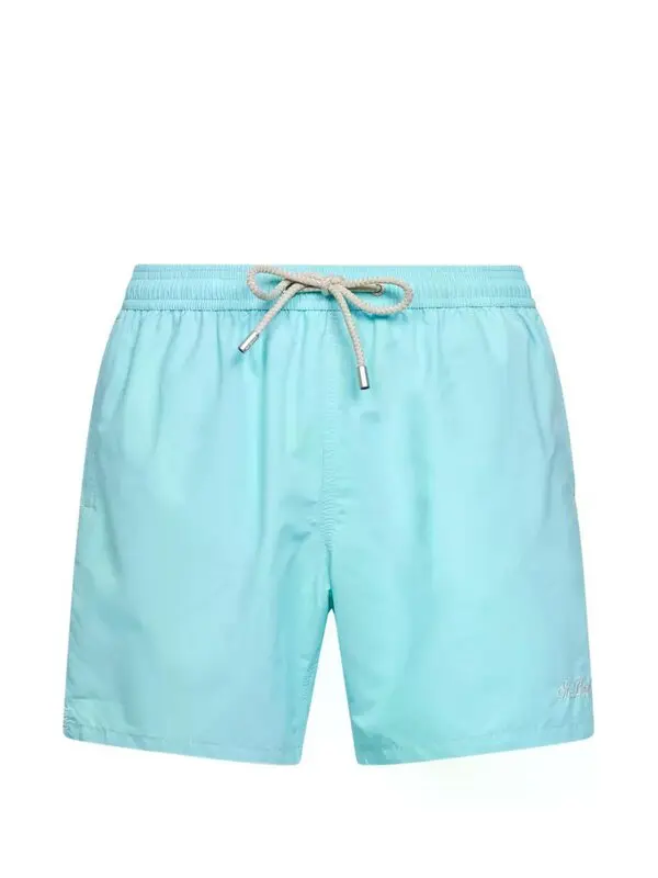 MC2 SAINT BARTH Elasticated-waist Swim Shorts - Blue