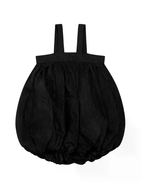 Noir Kei Ninomiya Pinafore Textured Trousers - Black