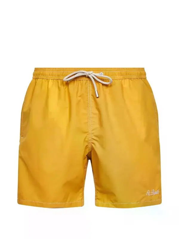 MC2 SAINT BARTH Drawstring Swim Shorts - Yellow
