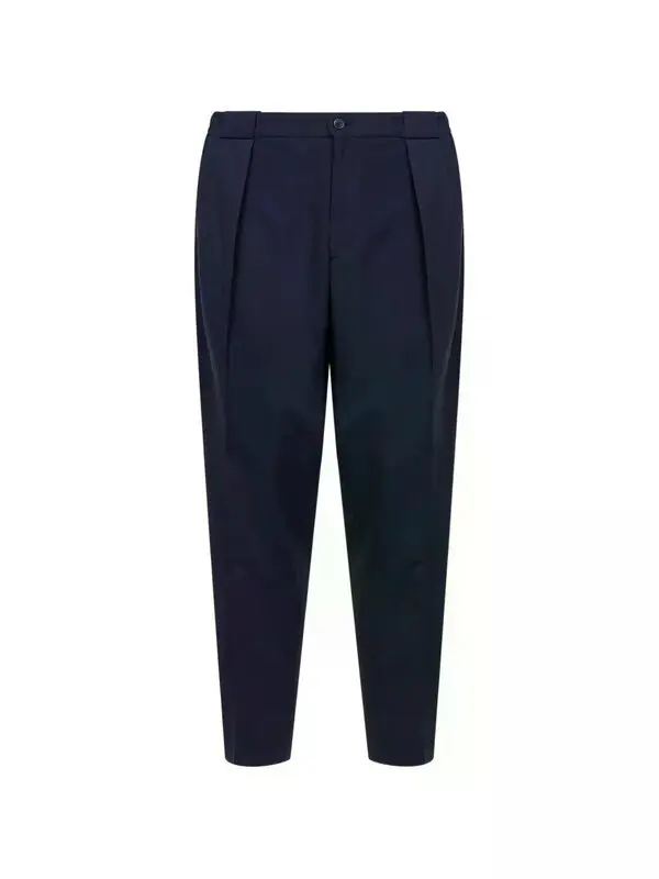 BRIGLIA 1949 Portobellos Pleated Trousers - Blue