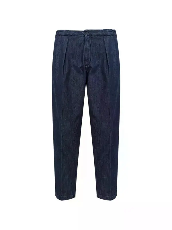 BRIGLIA 1949 Portobello Pleated Jeans - Blue