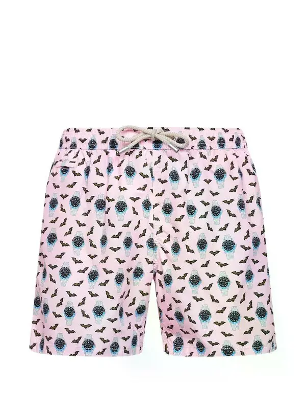 MC2 SAINT BARTH Printed Swim Shorts - Pink