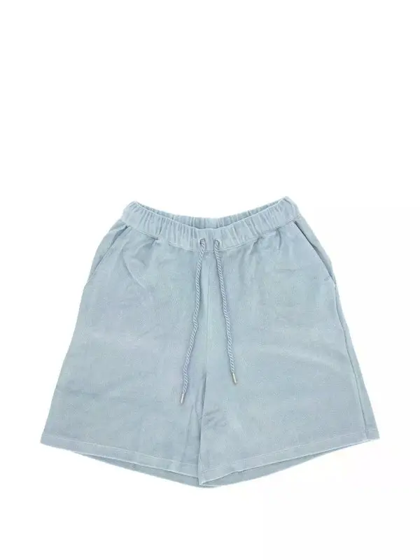 Majestic Filatures Drawstring Elasticated Shorts - Blue