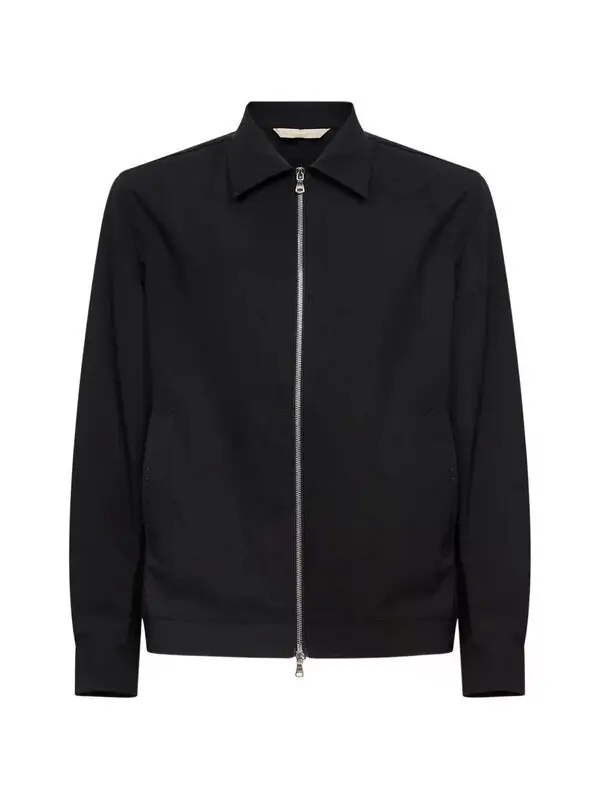 BRIGLIA 1949 Bill Zip-up Shirt Jacket - Black
