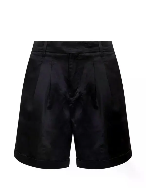 BRIGLIA 1949 Isabelle Pleated Shorts - Black