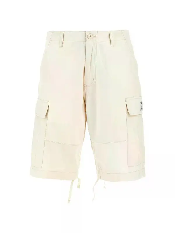 ROY ROGER'S Sergent Cargo Bermuda Shorts - White