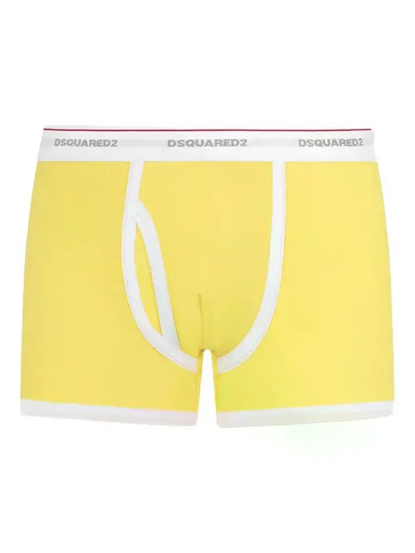 Dsquared2 Logo-waistbang Boxers - Yellow