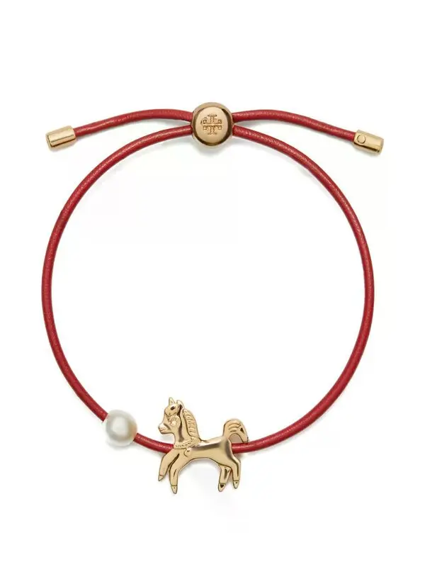 Tory Burch Curiosity Horse Slider Bracelet - Gold