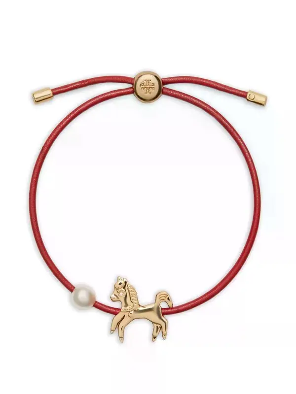 Tory Burch Curiosity Horse Slider Bracelet - Gold